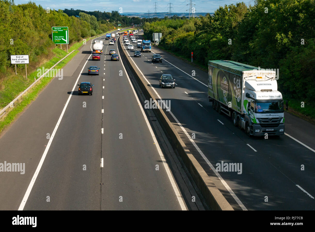 Traffic Jam On Dual Carriageway High Resolution Stock Photography and ...