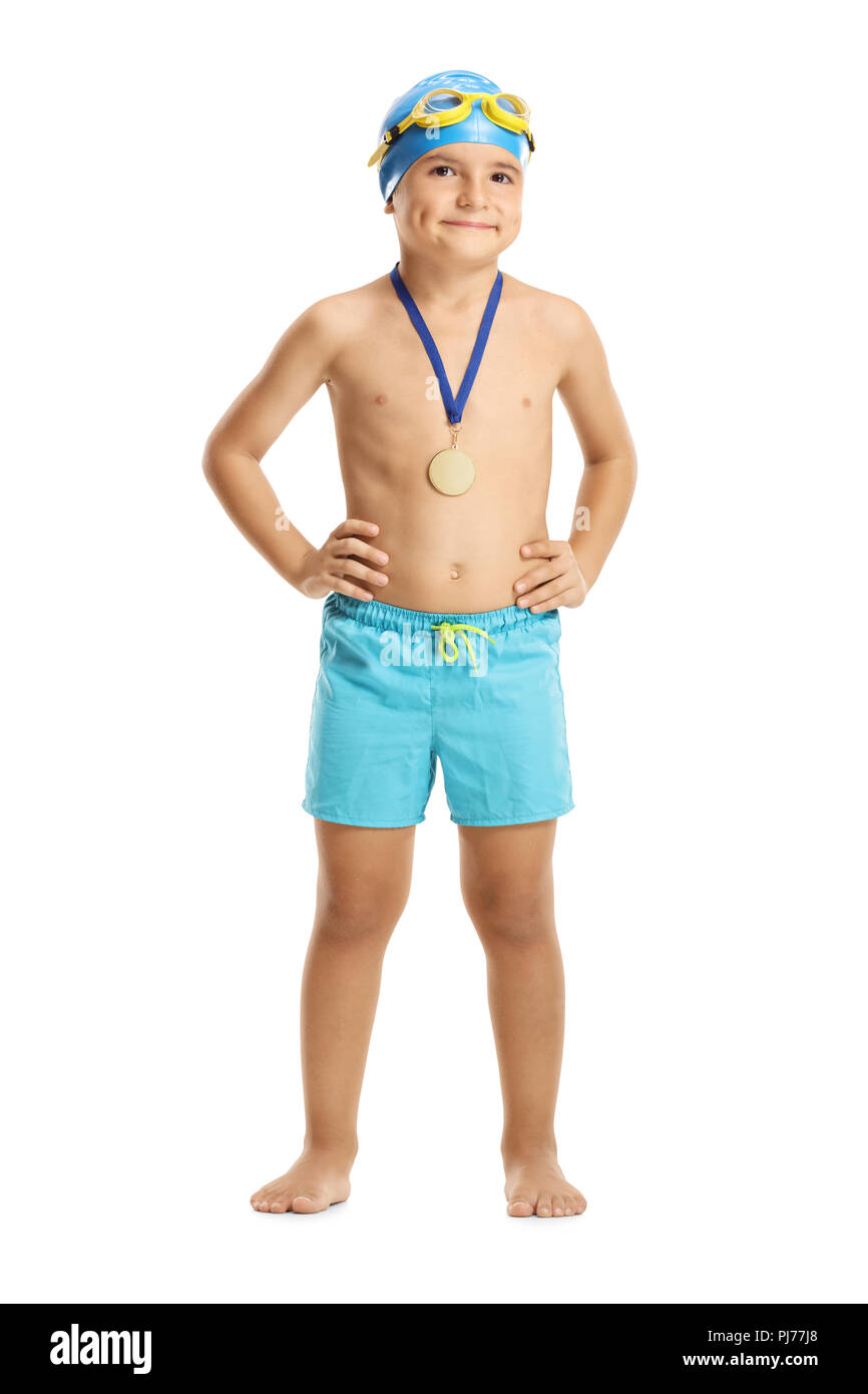 Cheerful swimmer boy hi-res stock photography and images - Alamy