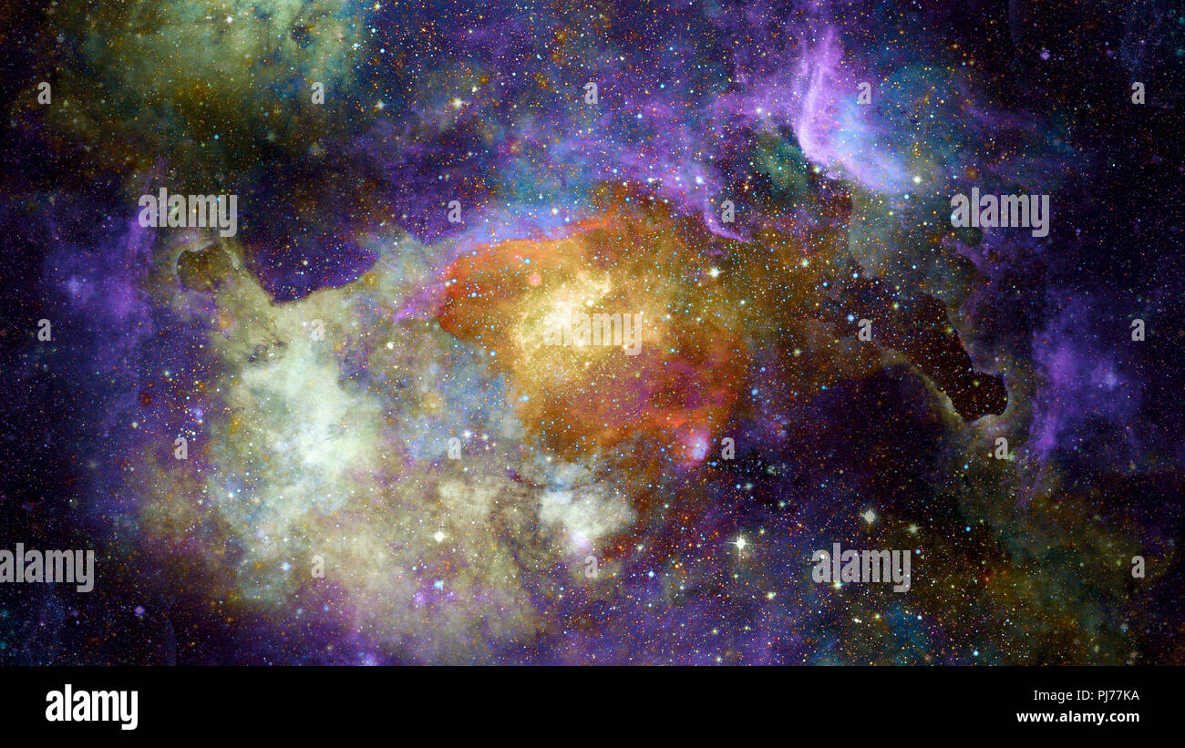 Image of the nebula in deep outer space. Elements of this image ...