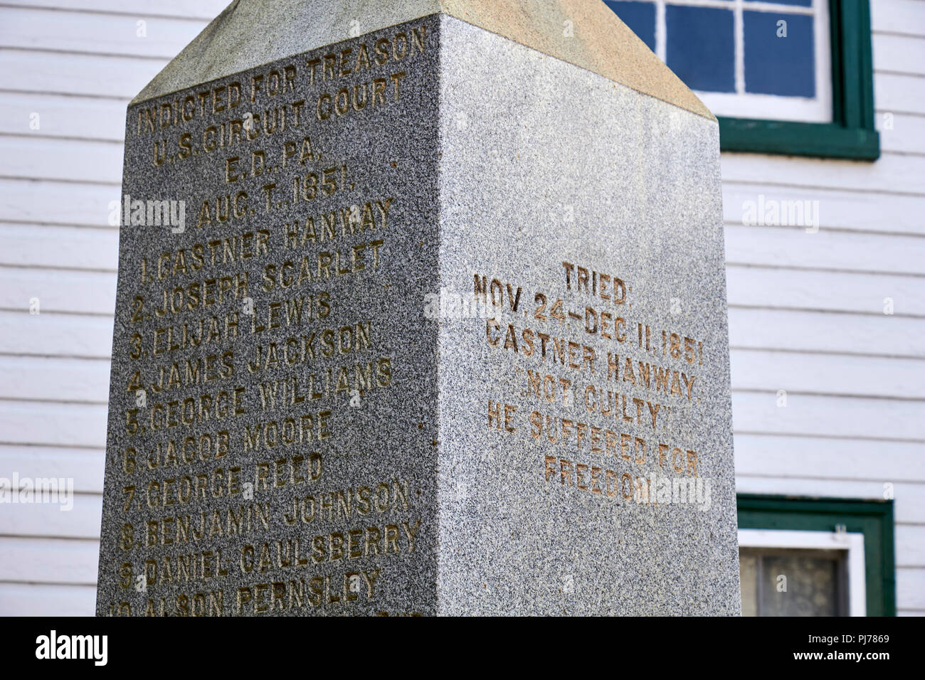 Christiana Uprising Monument, Chrisitiana riot monument, Zercher's ...