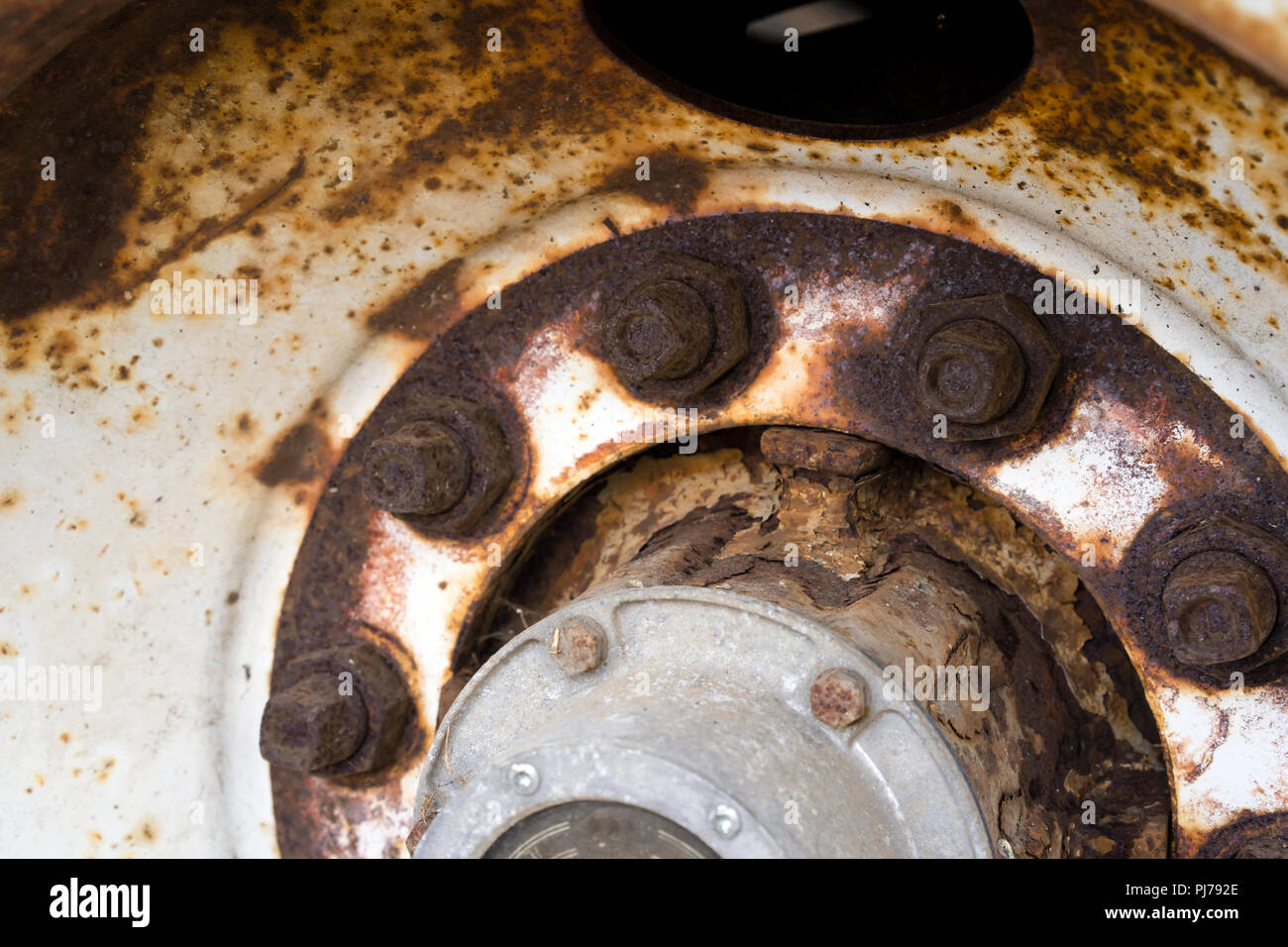 The tires, rims or other parts of big rig semi trucks are given great ...