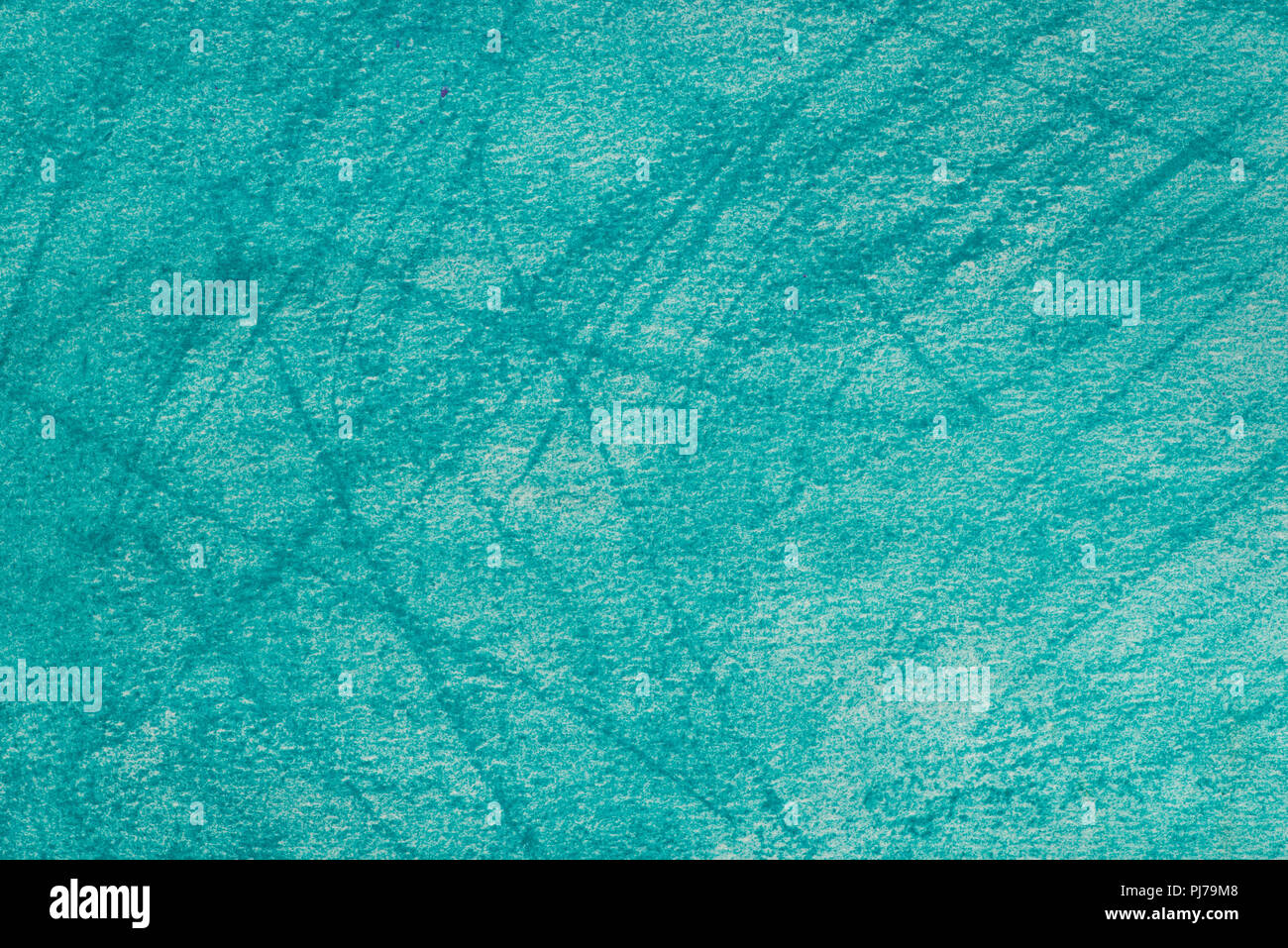turquoise color pastel crayon background texture Stock Photo - Alamy