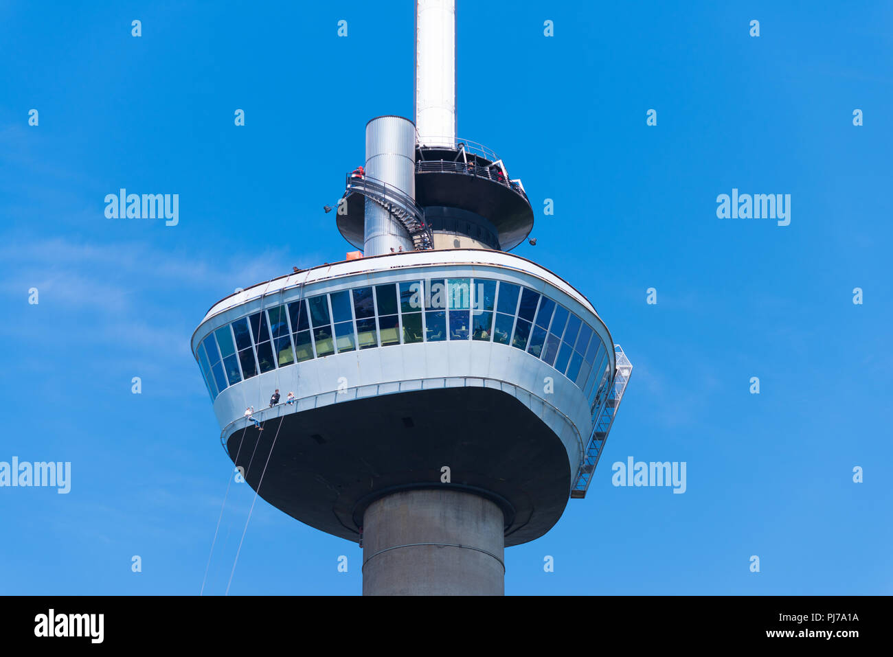 ROTTERDAM, NETHERLANDS - MAY 6, 2017: The Euromast observation tower ...