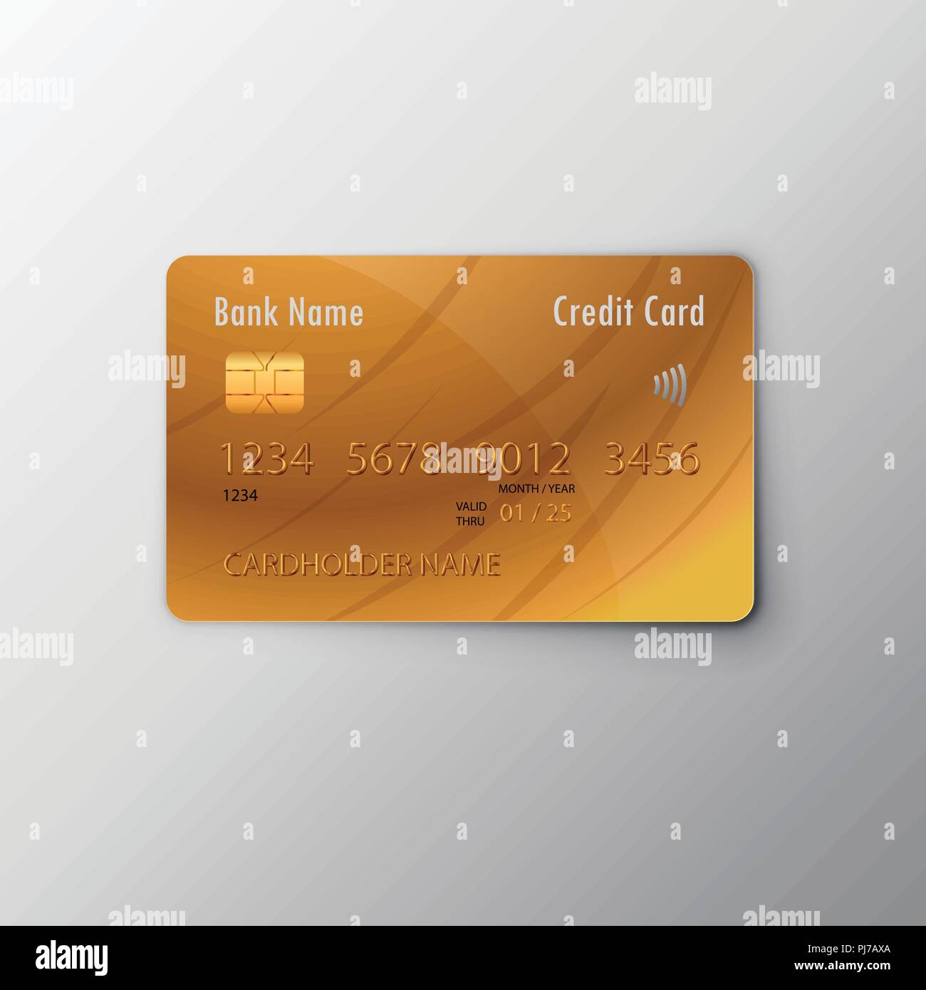 Back of credit card realistic hi-res stock photography and images - Alamy