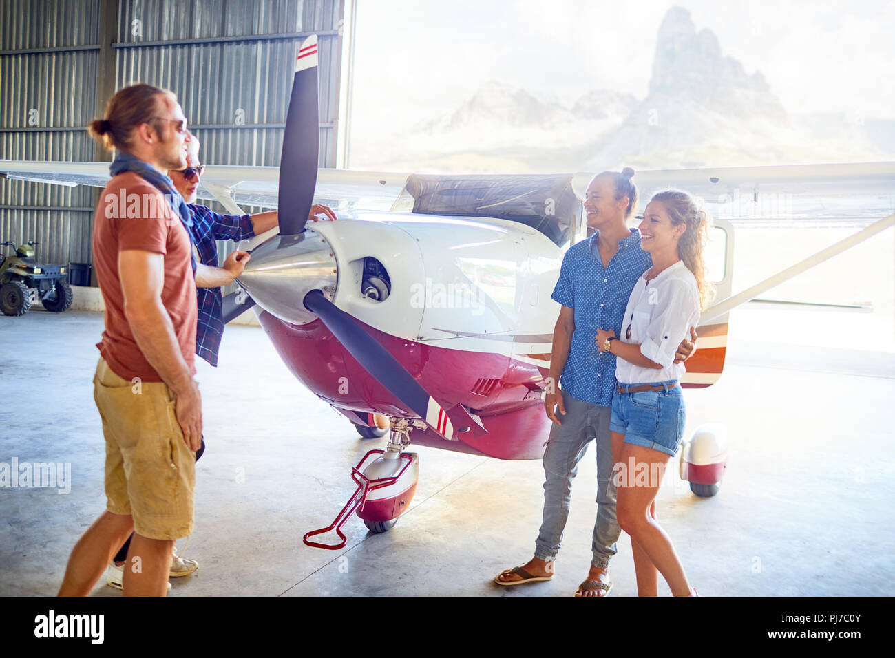 Smiling face airplane hi-res stock photography and images - Alamy