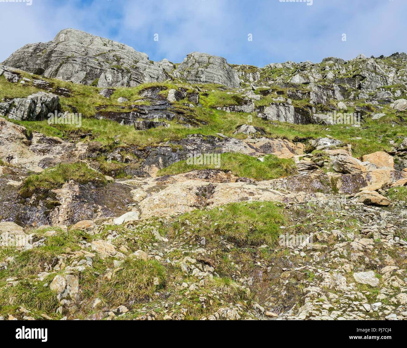 View snowdon mountain range snowdonia national park hi-res stock ...