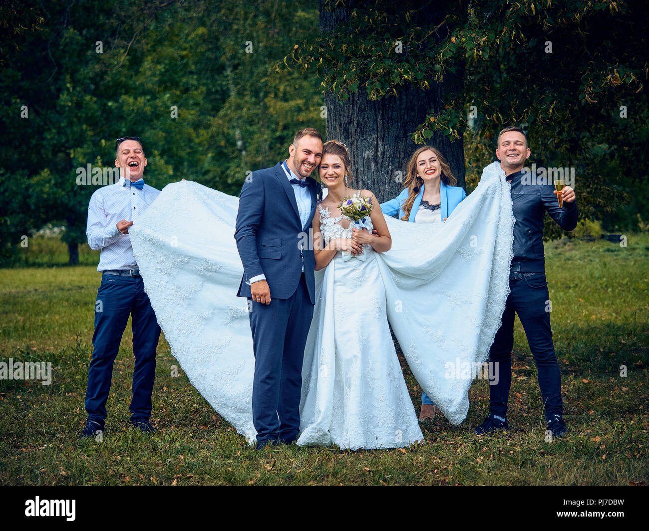 Solemn ceremony of marriage of the newlyweds. Customs and traditions ...