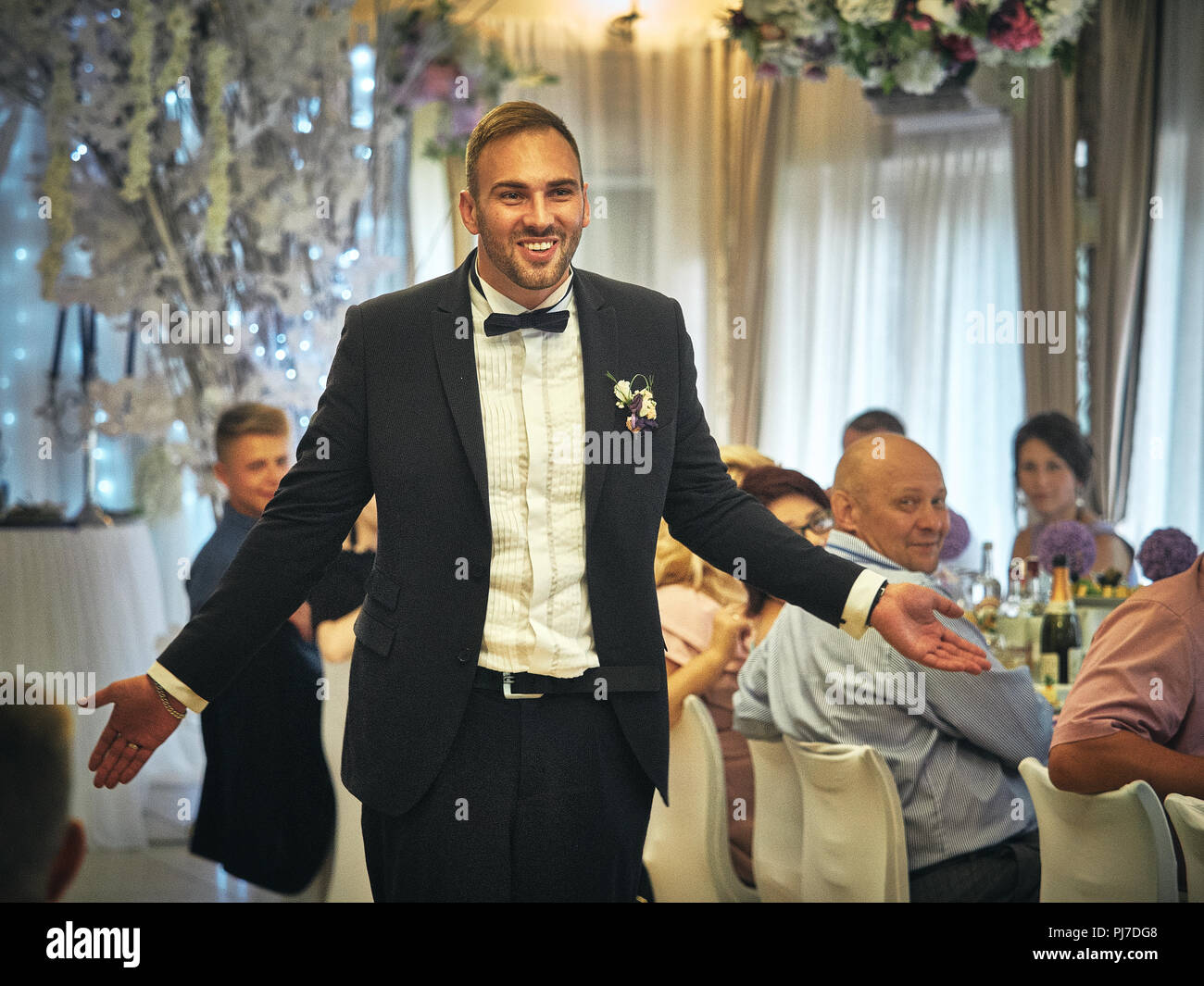 Solemn ceremony of marriage of the newlyweds. Customs and traditions ...