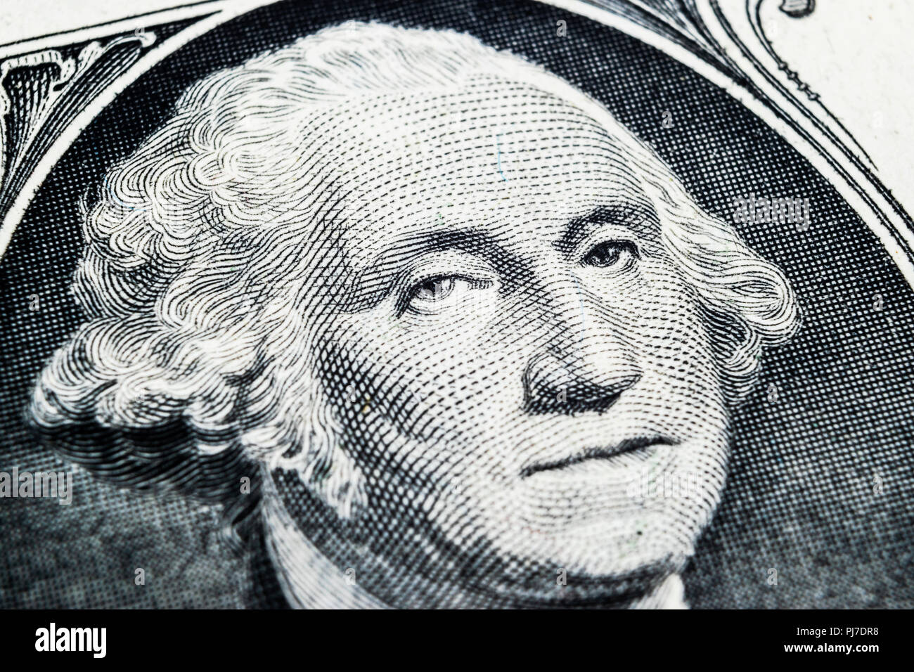Washington us bank note hi-res stock photography and images - Alamy
