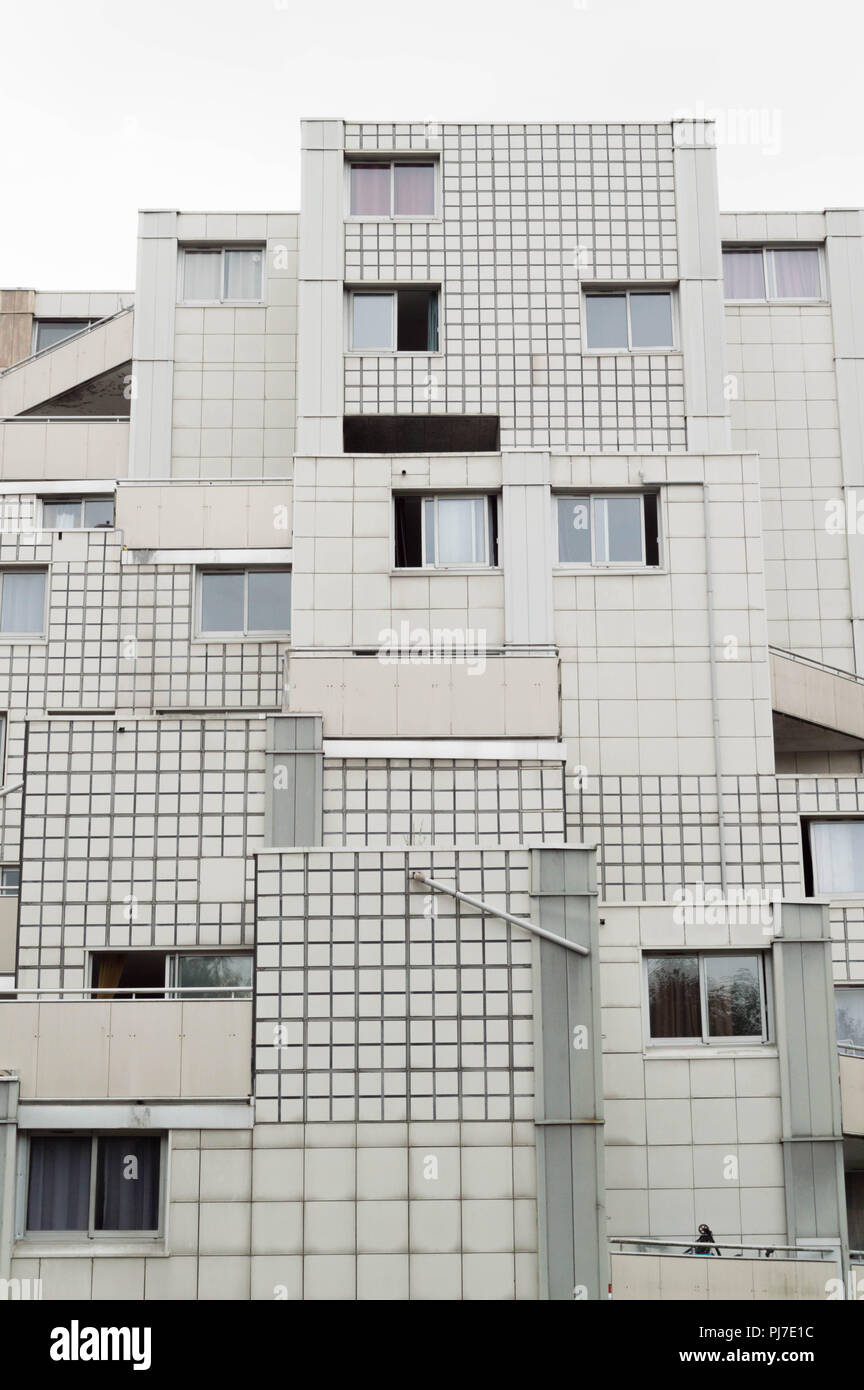 Residential tower from French architecture Stock Photo - Alamy