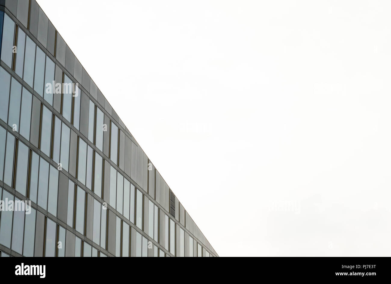 Stunning architectural dynamic shape building with blank space Stock ...