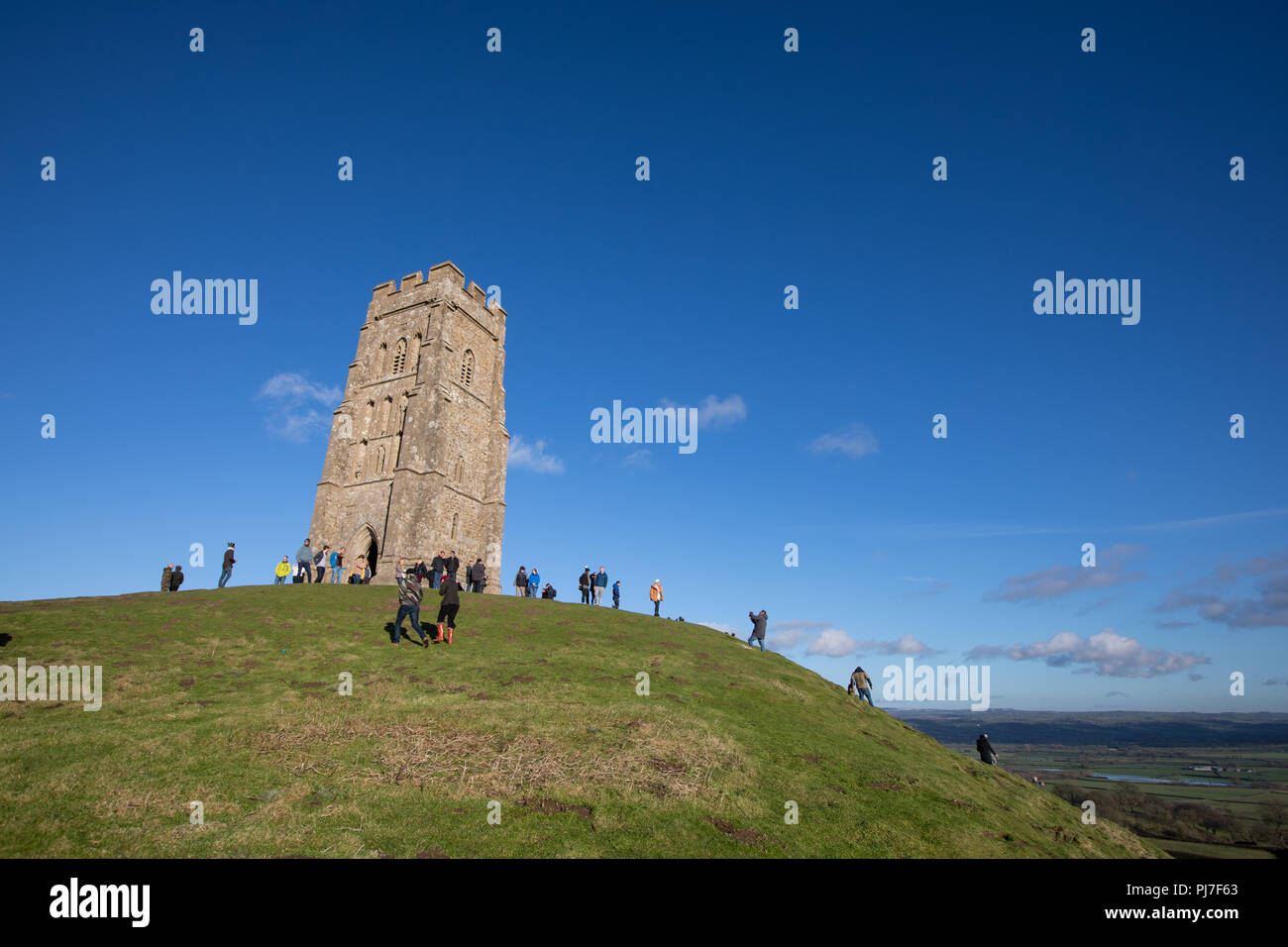 Saint Michaels Tower Glastonbury High Resolution Stock Photography and ...