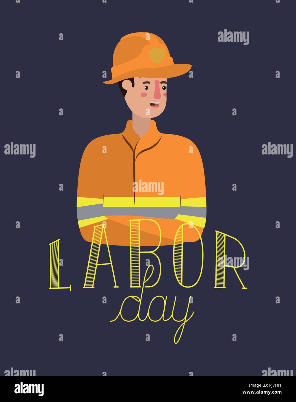 Firefighter day Stock Vector Images - Alamy