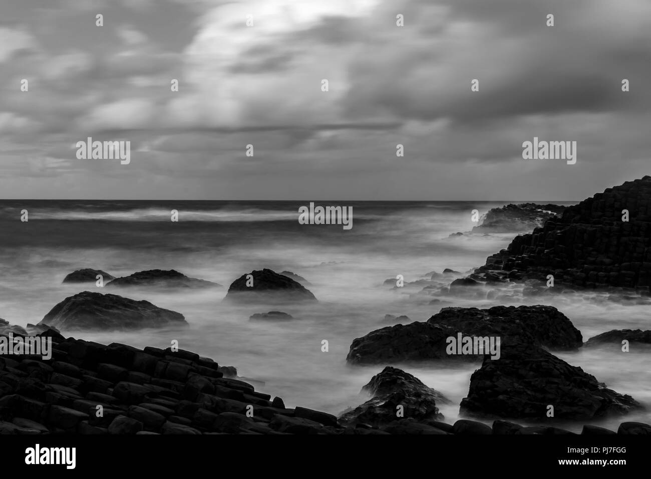 The mist creates the illusion of an mythical country Stock Photo - Alamy