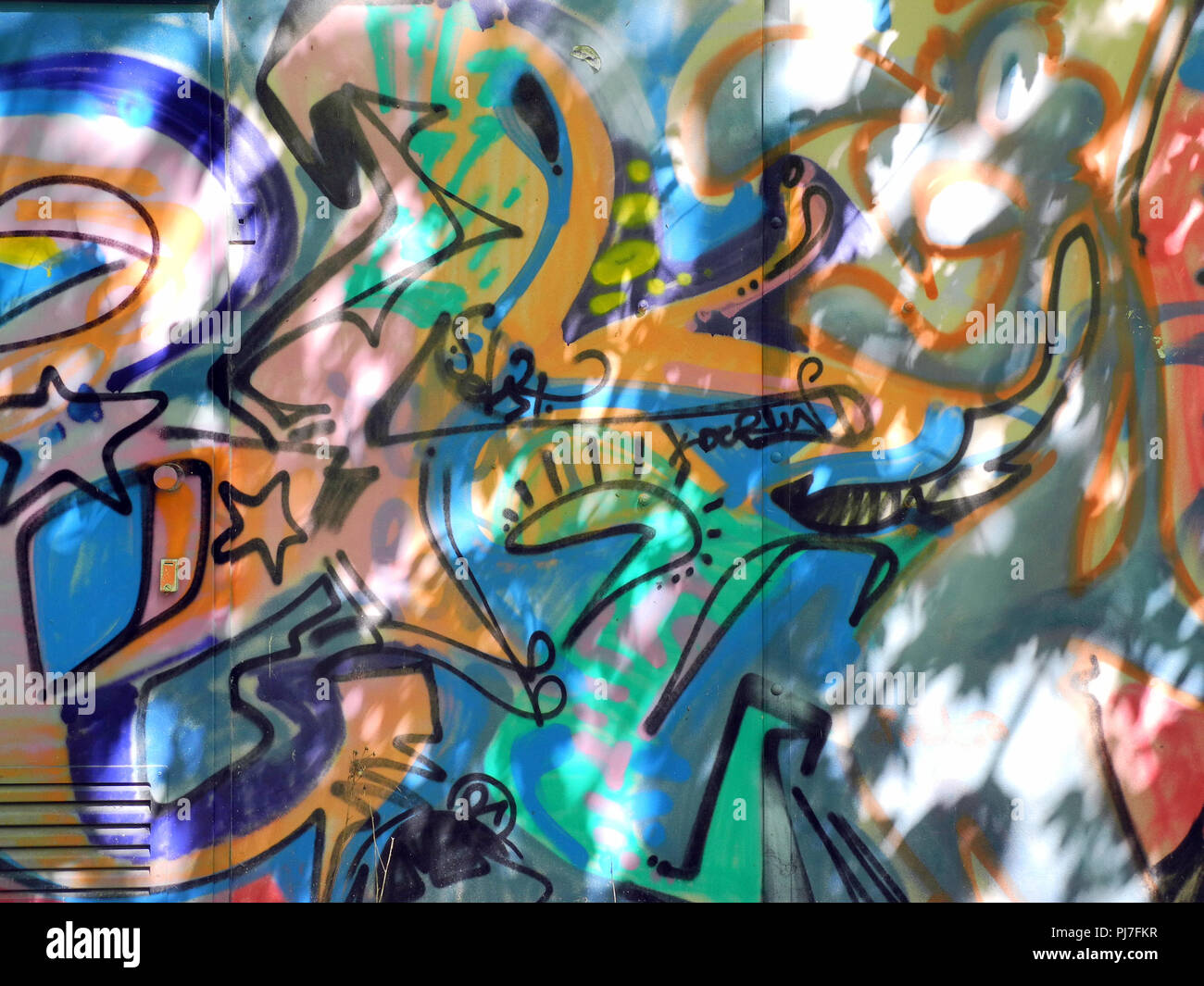 Graffiti on an electrical box hi-res stock photography and images - Alamy