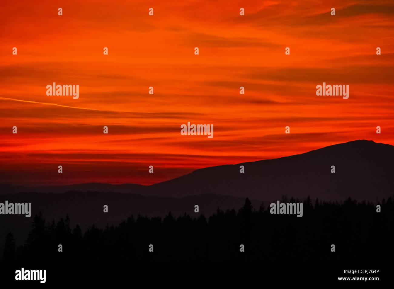 Blood red clouds hi-res stock photography and images - Alamy
