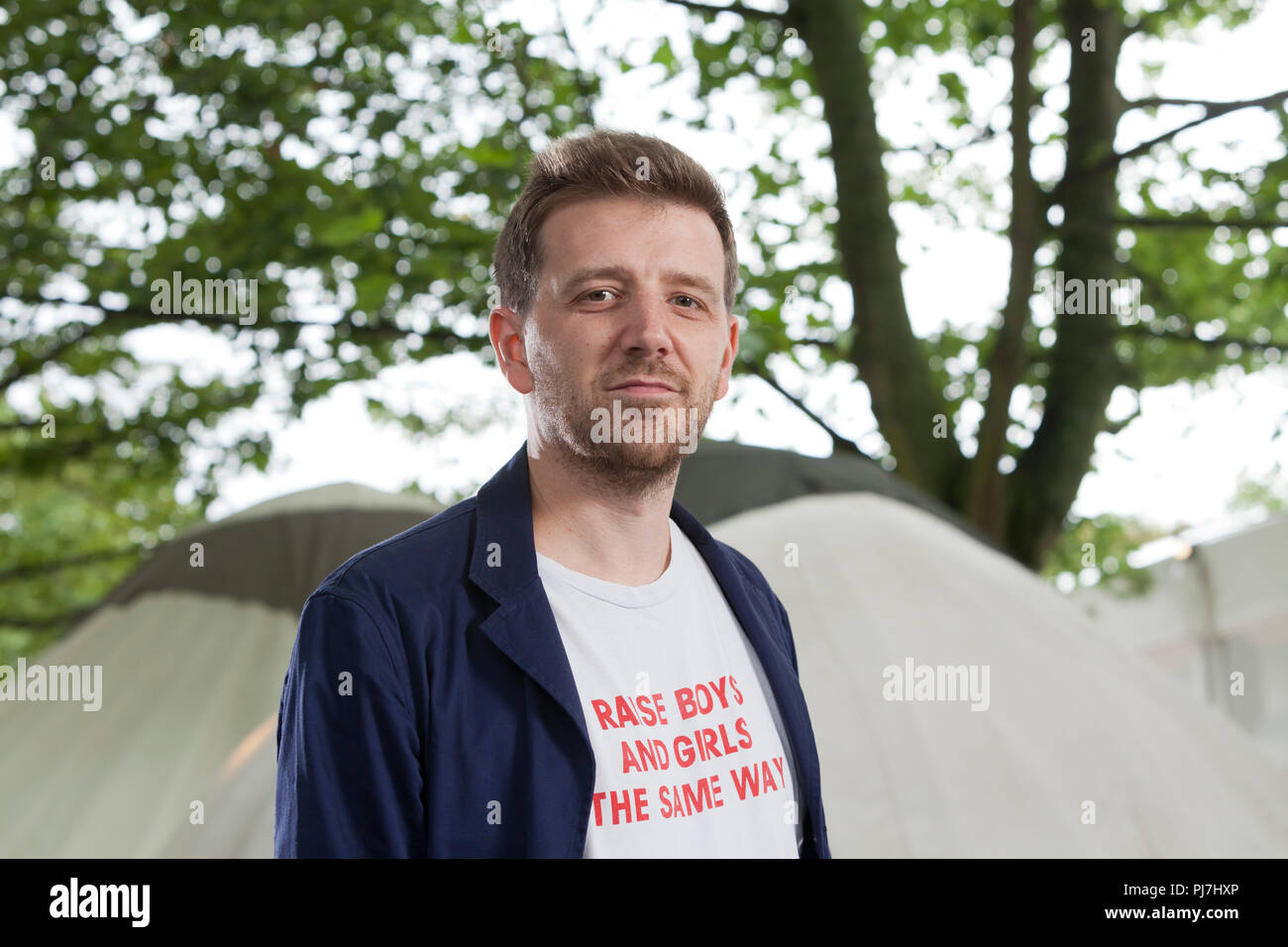 Edinburgh, UK. 14th August, 2018. Alex Beard, the former teacher and ...