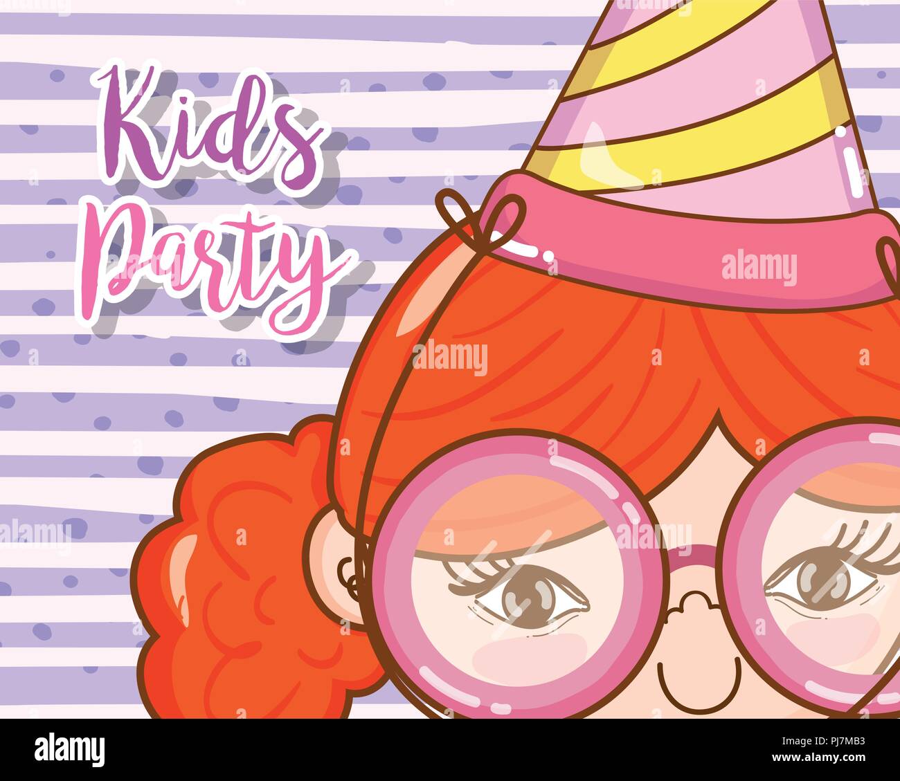 Kids party cartoons Stock Vector Image & Art - Alamy
