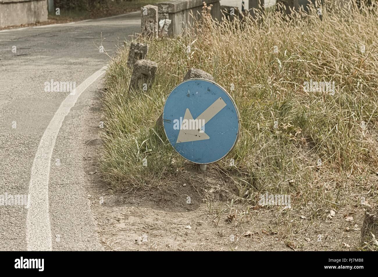Traffic signal - Turn left (Pesaro, Italy, Europe Stock Photo - Alamy
