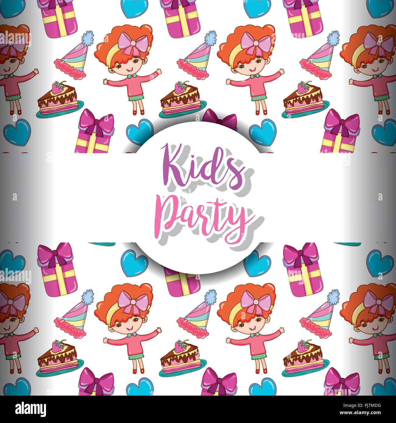 Kids party background Stock Vector Image & Art - Alamy