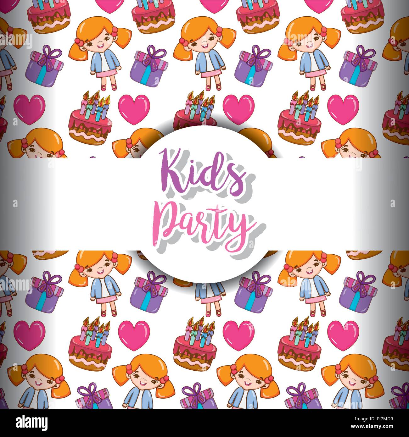 Kids party background Stock Vector Image & Art - Alamy