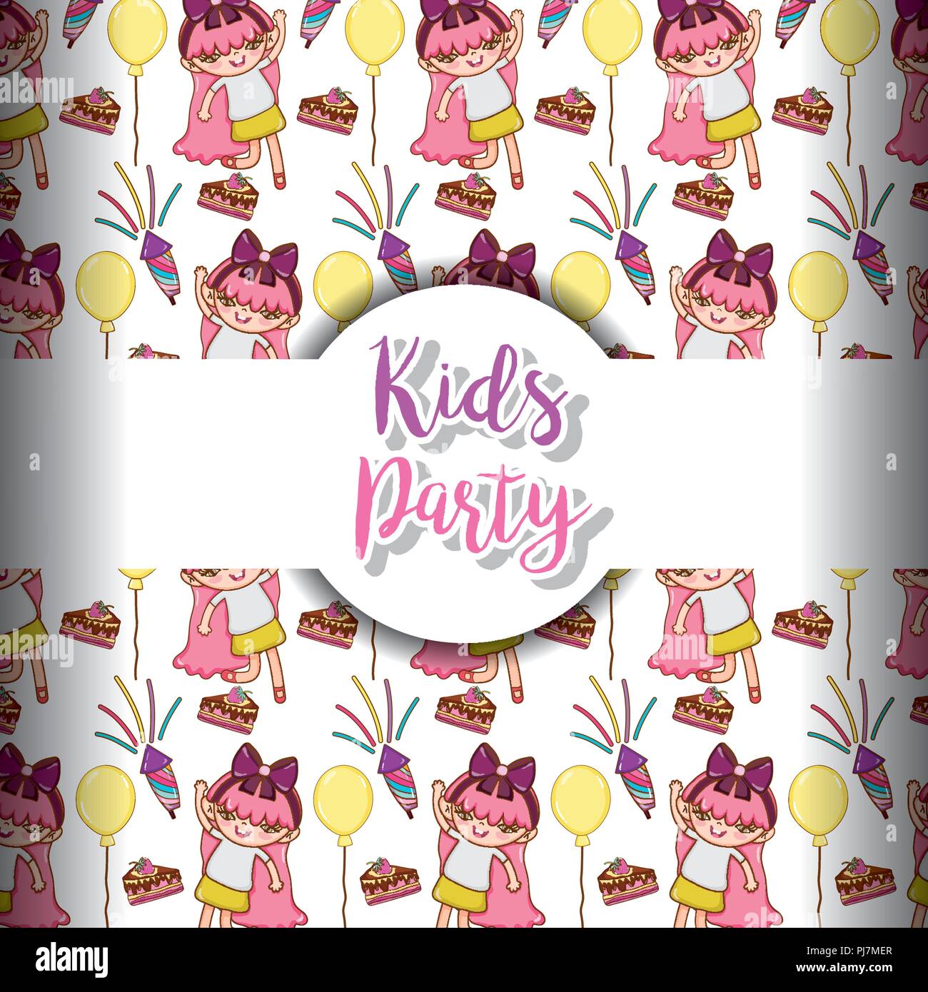 Kids party background Stock Vector Image & Art - Alamy
