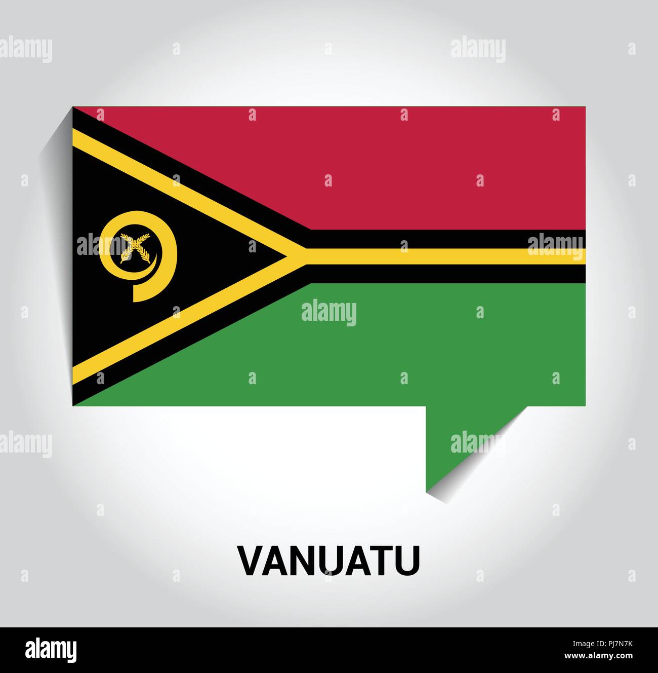 Vanuatu Flag design vector Stock Vector Image & Art - Alamy