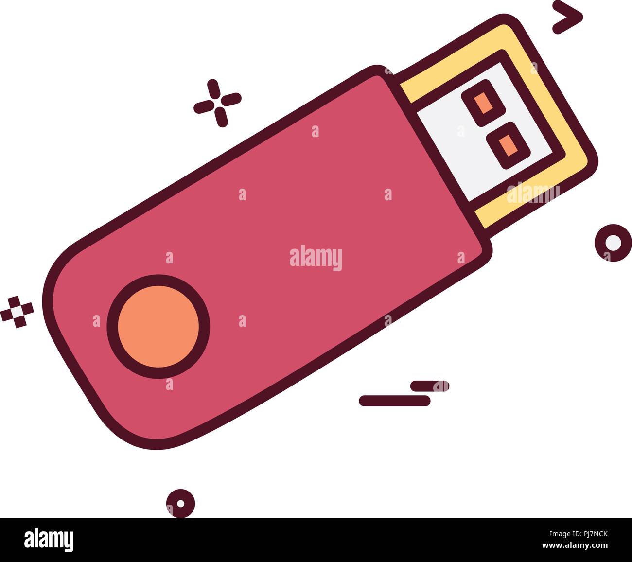 USB icon design vector Stock Vector Image & Art - Alamy