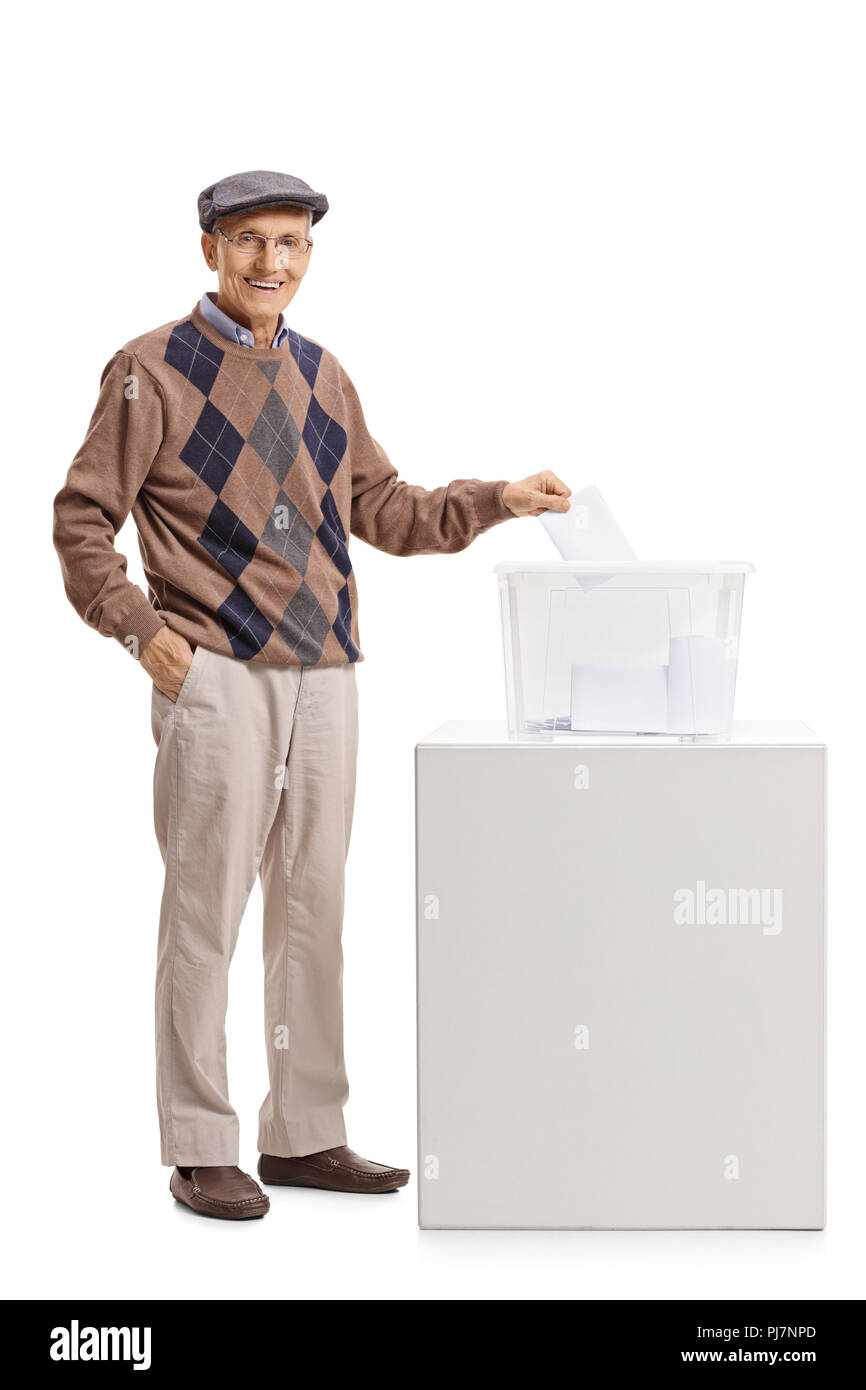 Vote hand ballot box Cut Out Stock Images & Pictures - Alamy