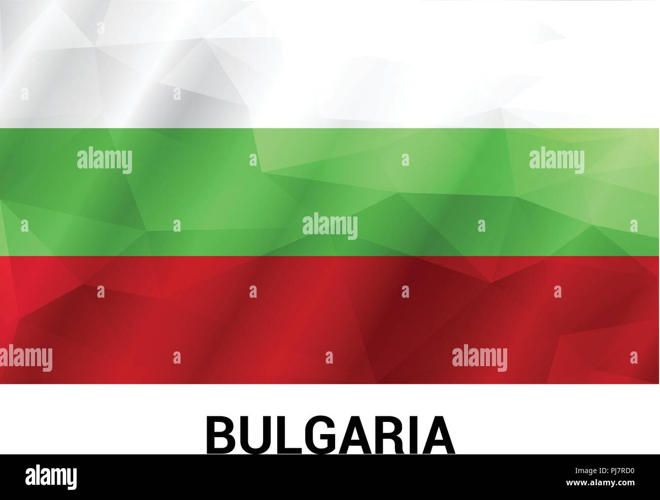 Bulgeria flag design vector Stock Vector Image & Art - Alamy