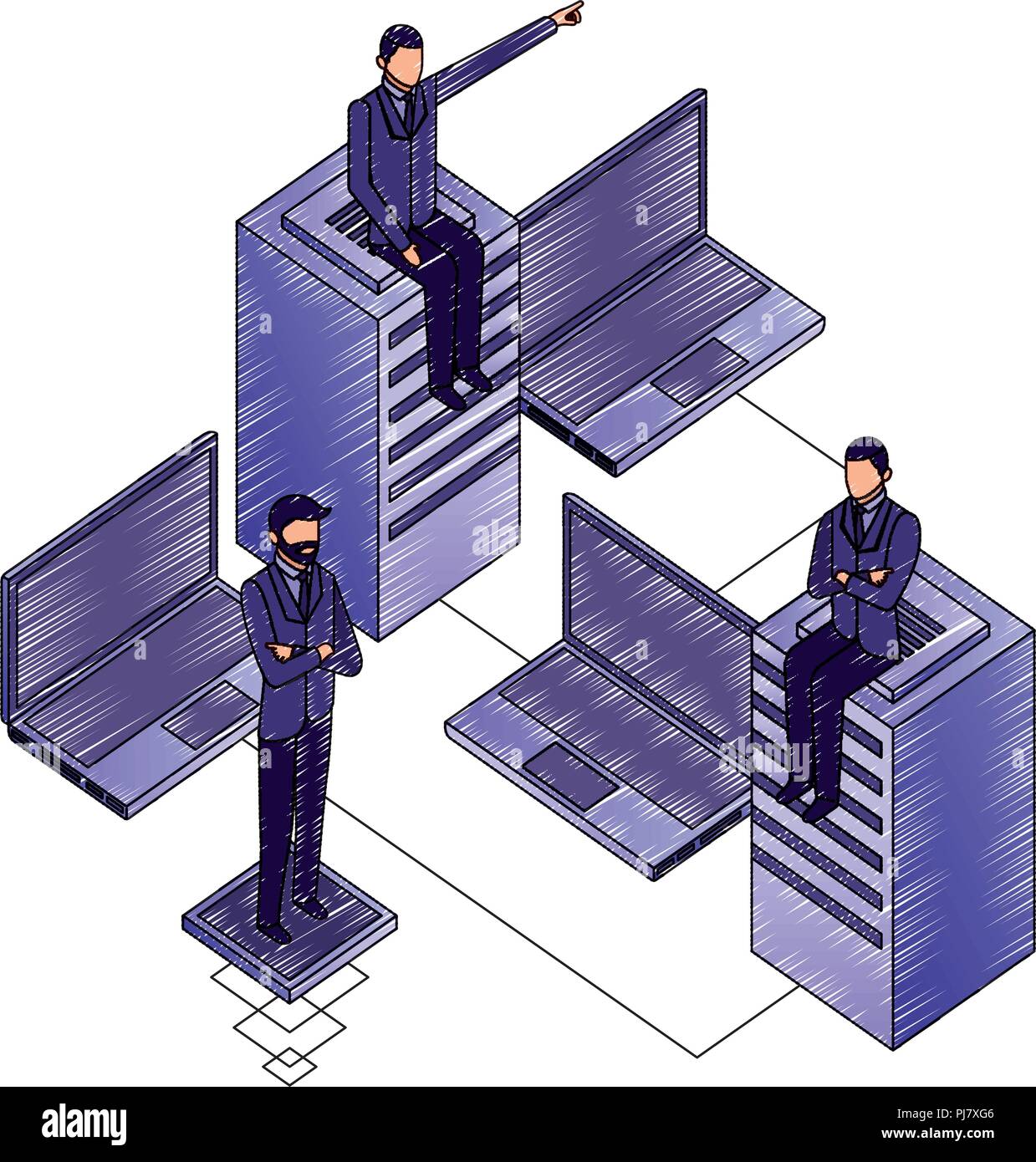 Electric mobility human touch Cut Out Stock Images & Pictures - Alamy