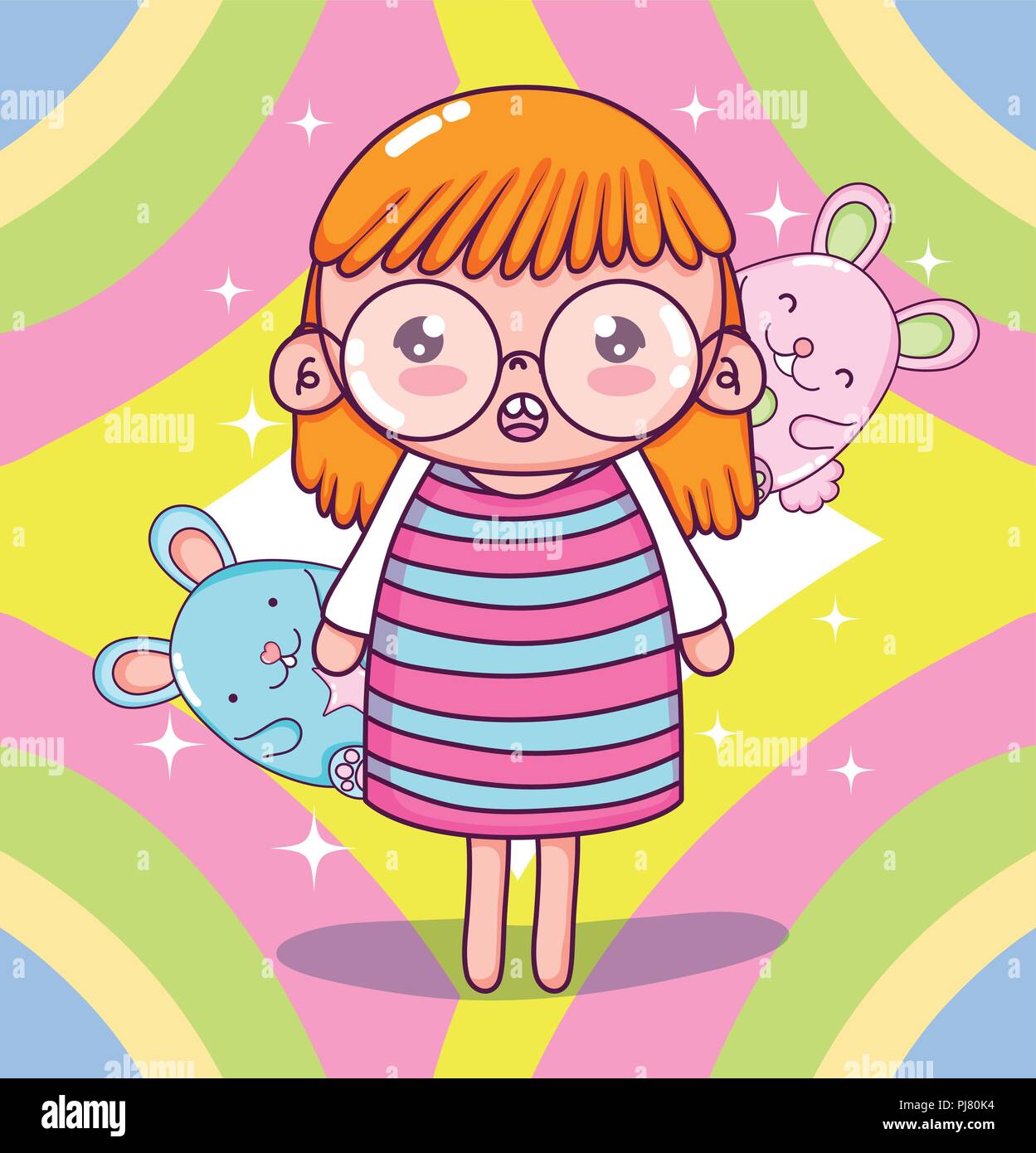 Beautiful girl cartoons Stock Vector Image & Art - Alamy