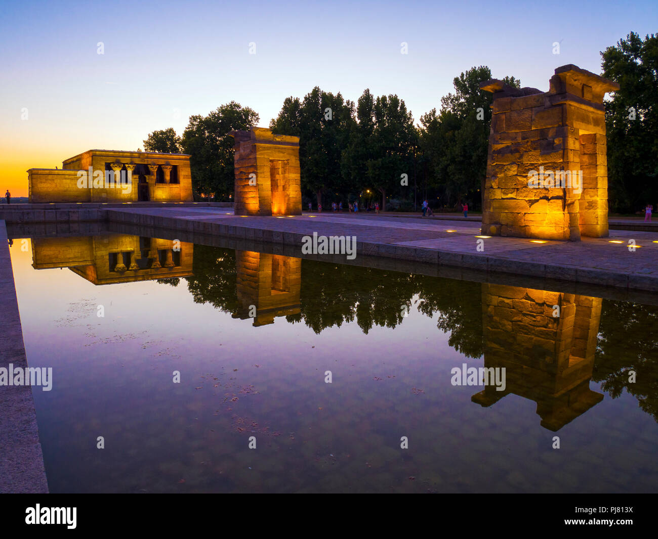 Templo de Debod. Madrid. España Stock Photo - Alamy