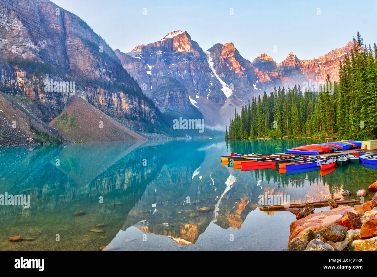 Valley of the ten peaks hi-res stock photography and images - Alamy