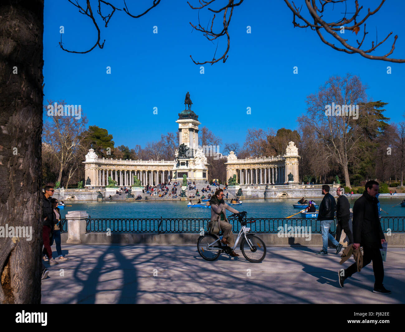 Parque de El Retiro. Madrid. España Stock Photo - Alamy
