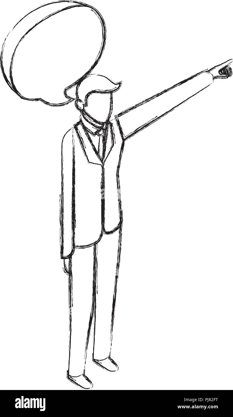 Success bubble man male cartoon Black and White Stock Photos & Images ...