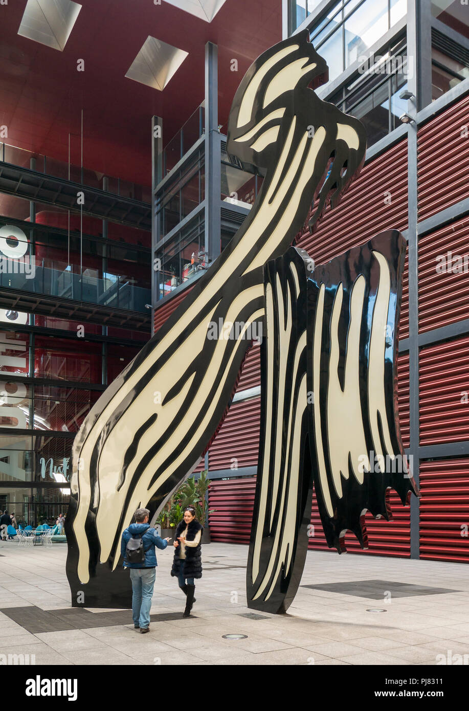 Roy lichtenstein brushstroke hi-res stock photography and images - Alamy