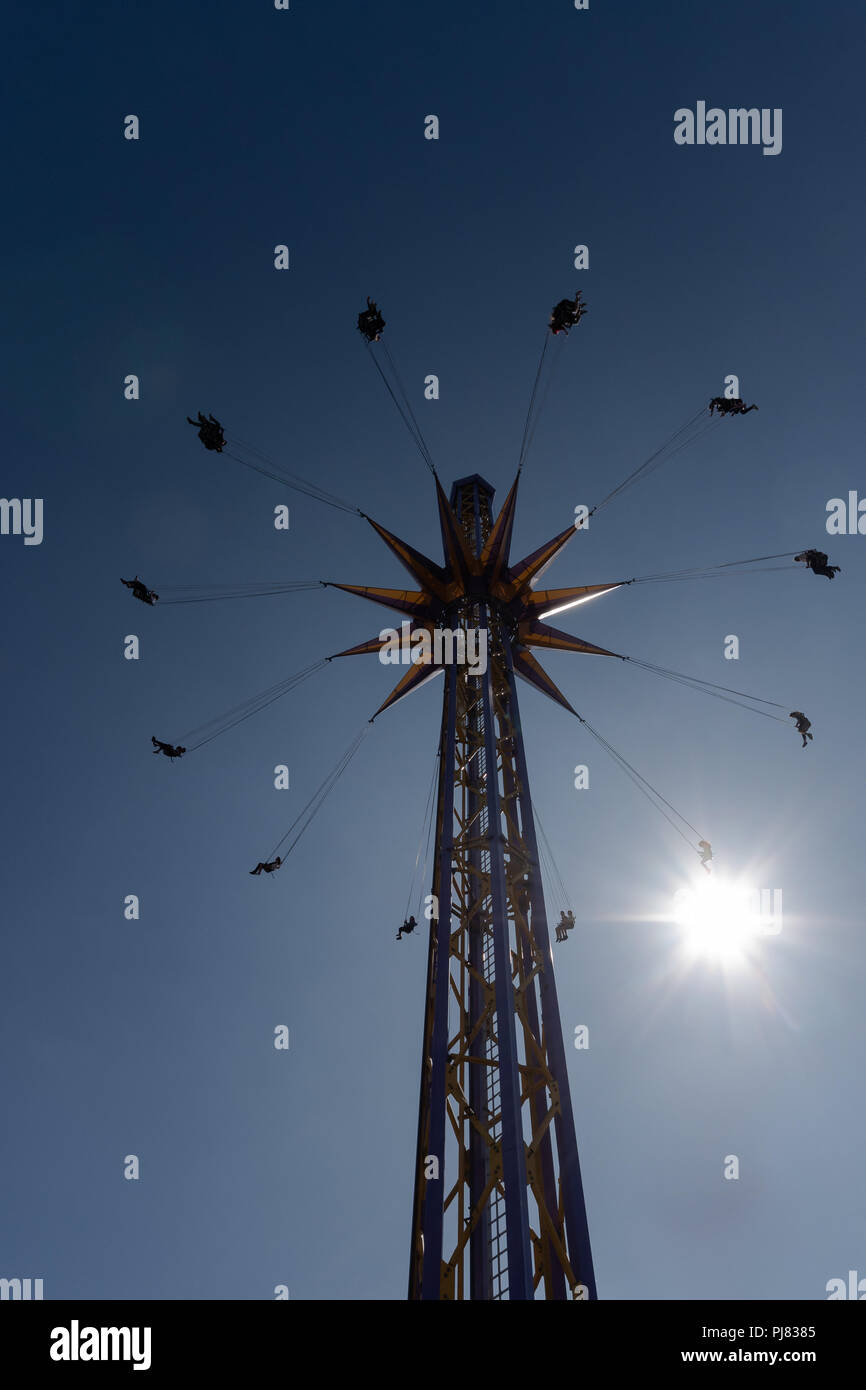 Spinning carnival ride hi-res stock photography and images - Alamy