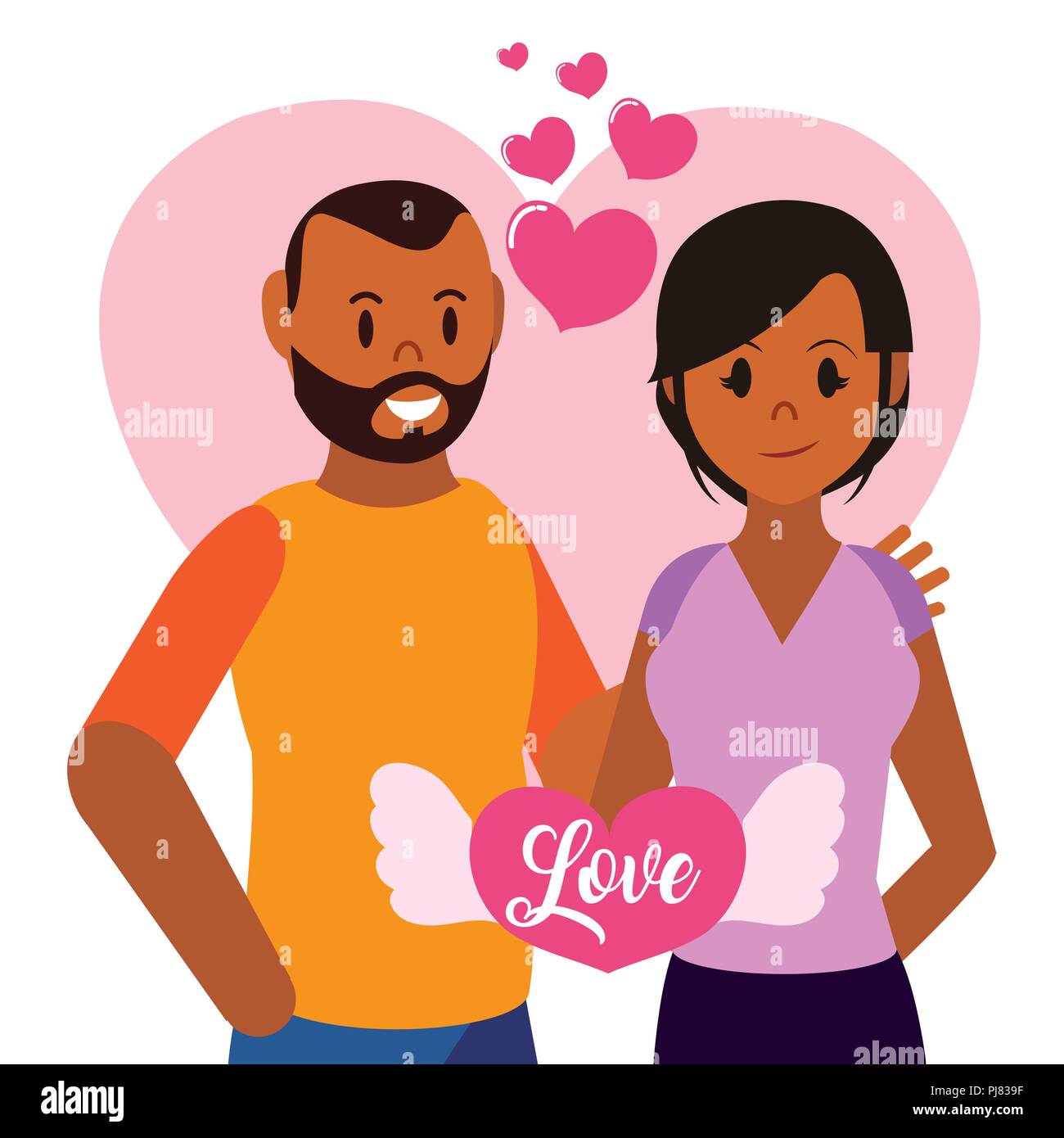 Couple love cartoons Stock Vector Image & Art - Alamy