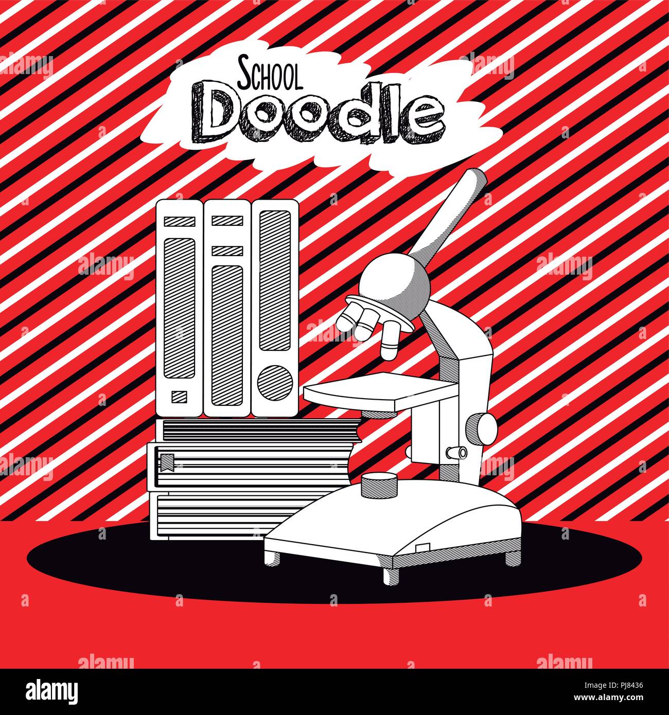 School doodle cartoon Stock Vector Image & Art - Alamy
