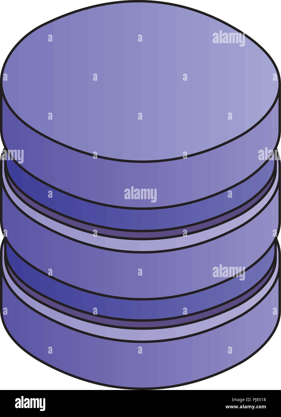 Database Center Storage File System Network Vector Illustration Stock Vector Image And Art Alamy