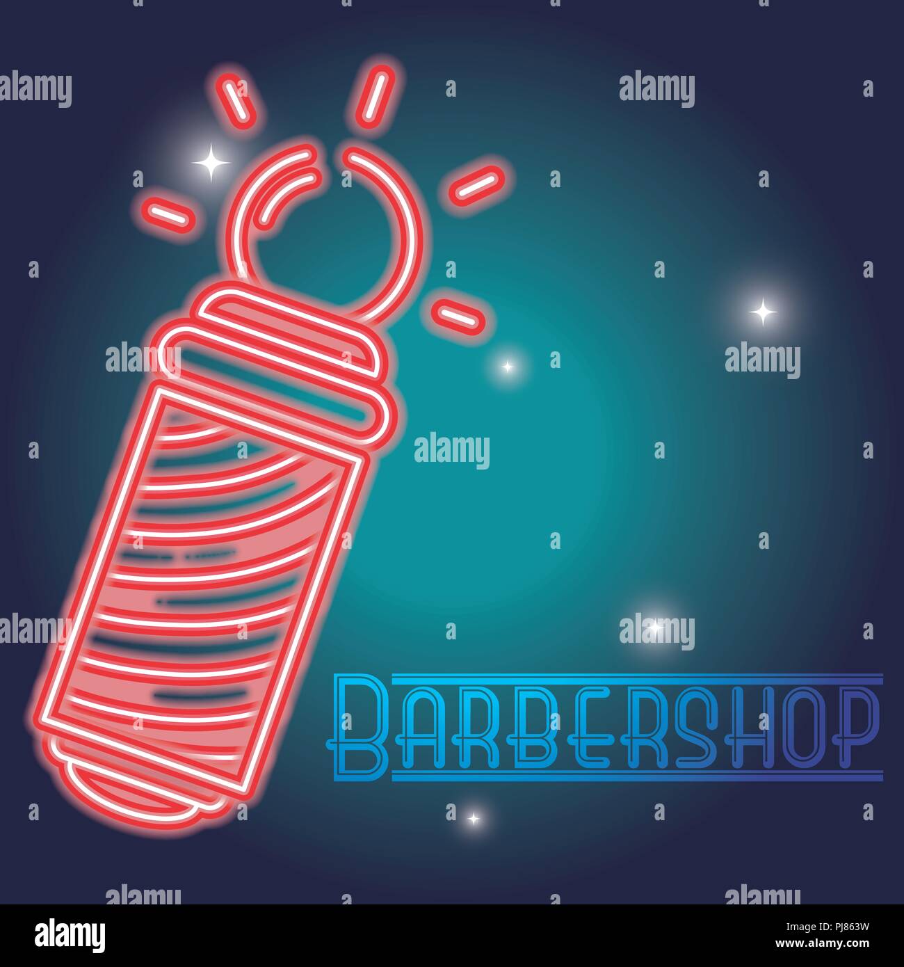 Barbershop neon sign Stock Vector Image & Art - Alamy