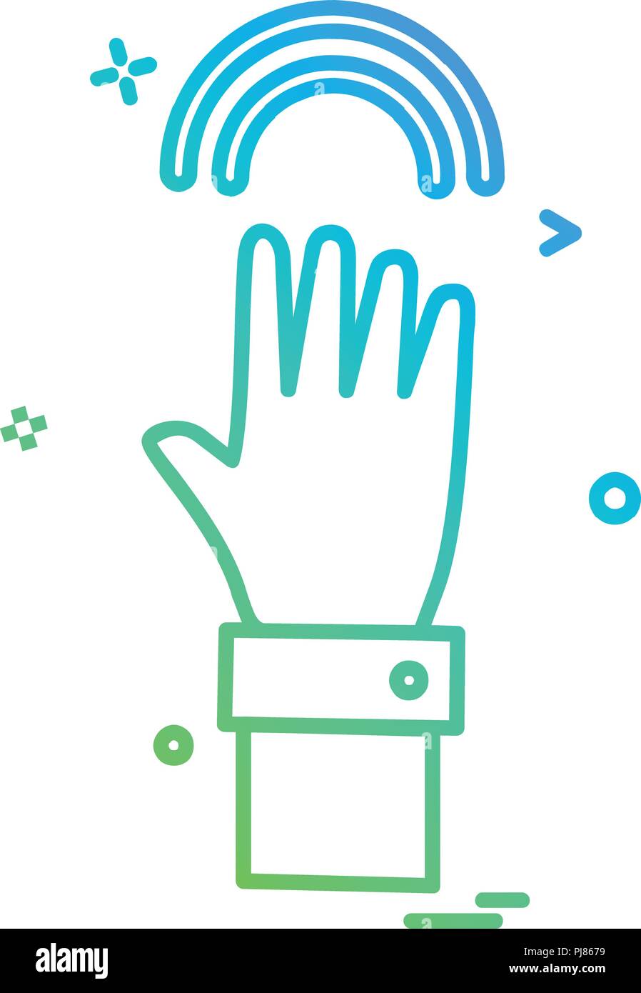 Hands icon design vector Stock Vector Image & Art - Alamy