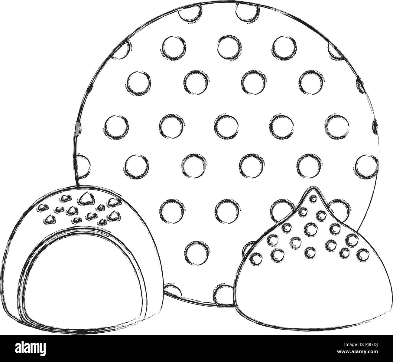 Sweet closeup gourmet candy Black and White Stock Photos & Images - Alamy