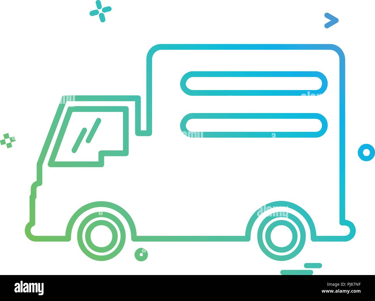 Truck icon design vector Stock Vector Image & Art - Alamy