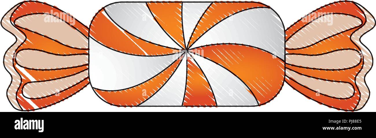 sweet candy wrapper isolated image vector illustration Stock Vector ...