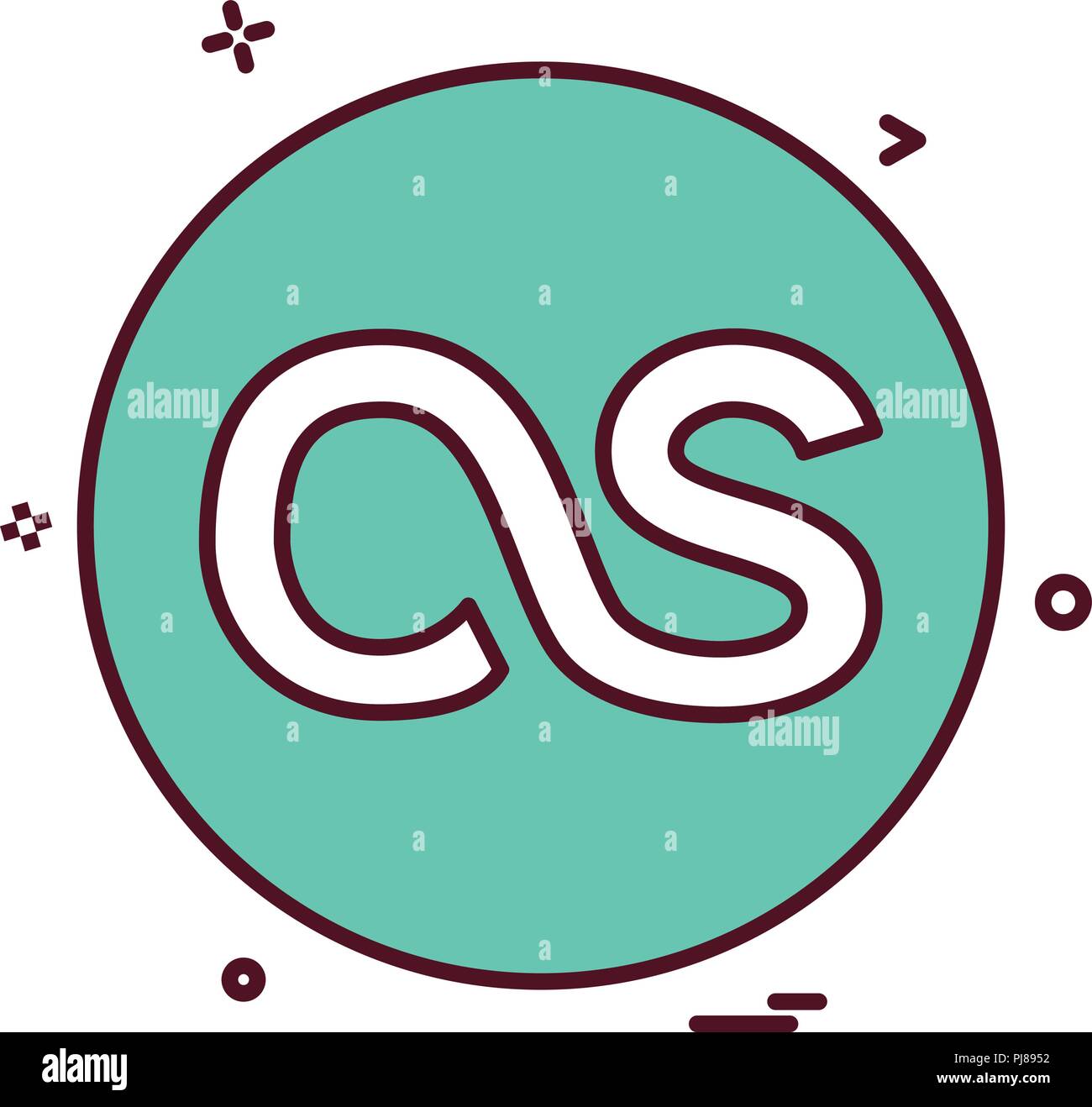 media network social last fm icon vector Stock Vector Image & Art - Alamy