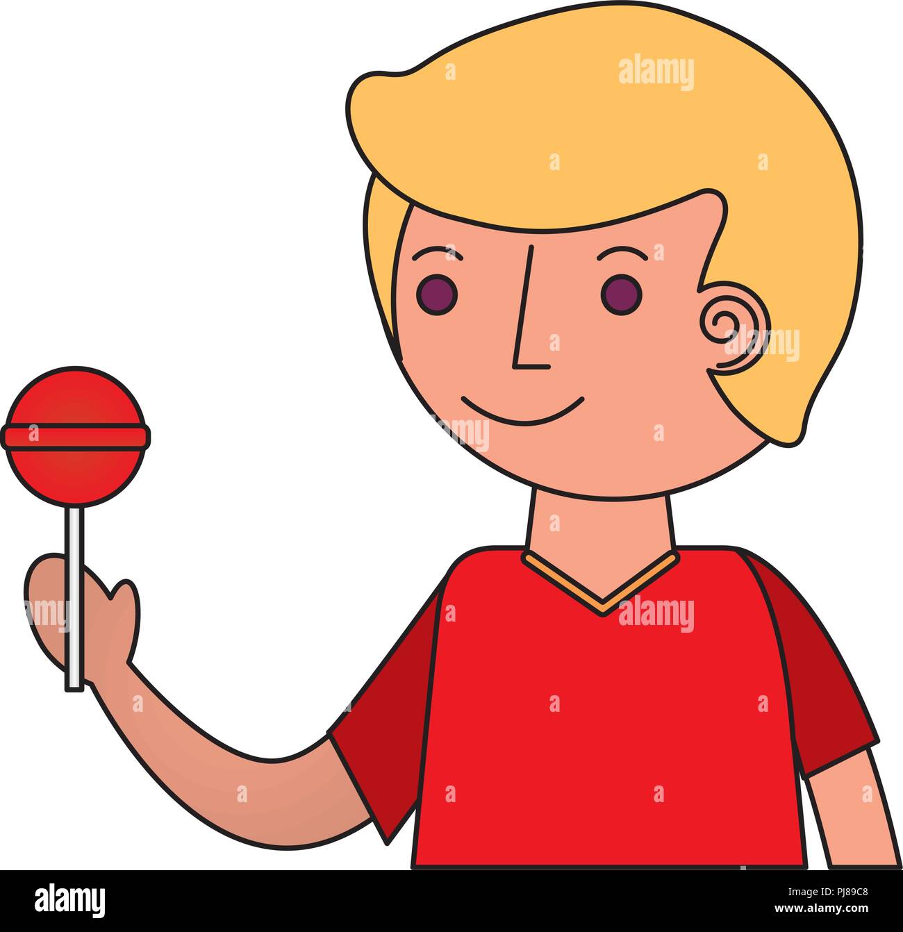 One lollipop Stock Vector Images - Alamy