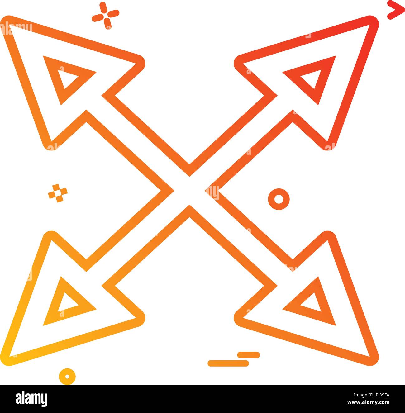 Four way button Stock Vector Images - Alamy