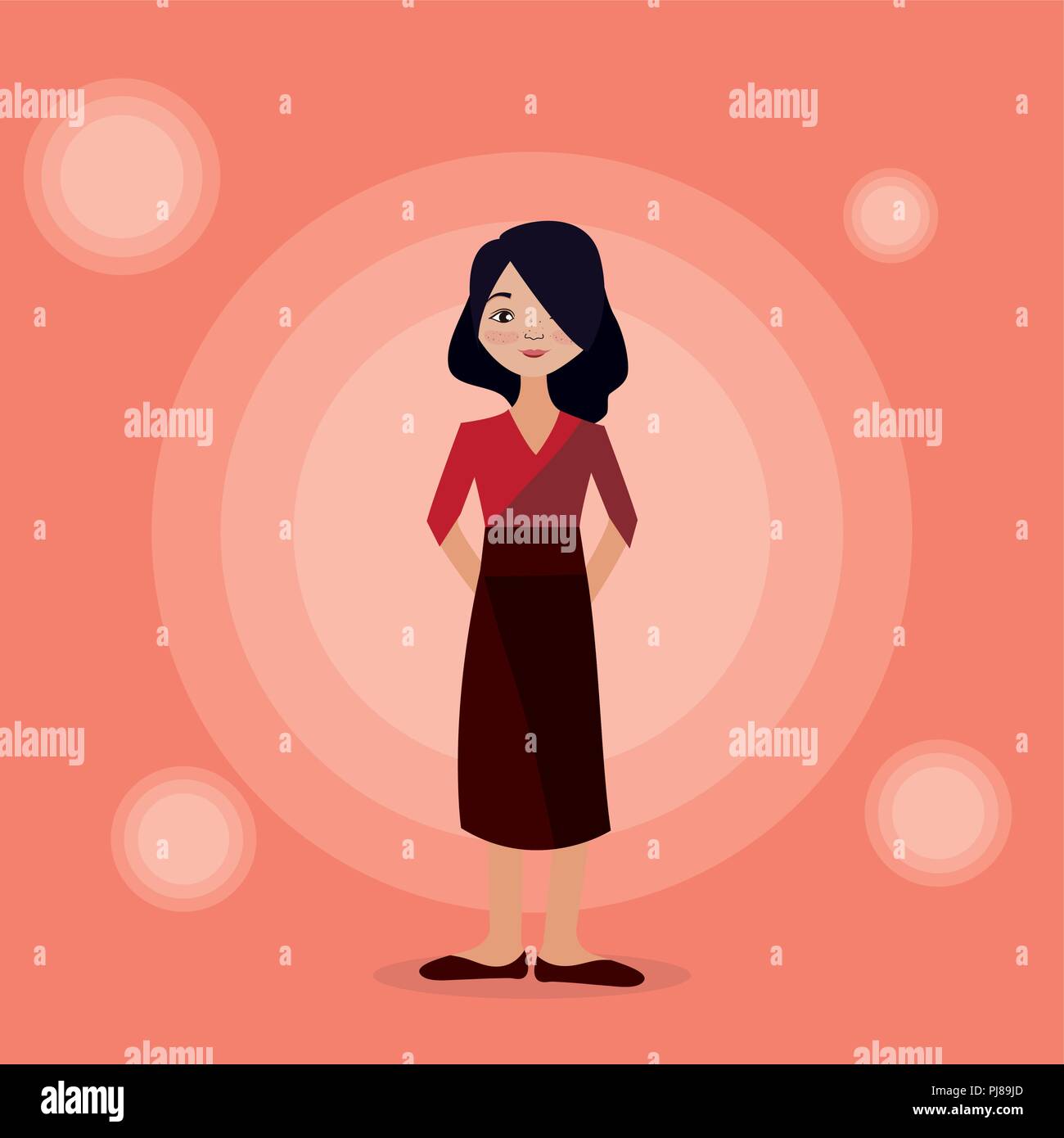 Young woman cartoon Stock Vector Image & Art - Alamy